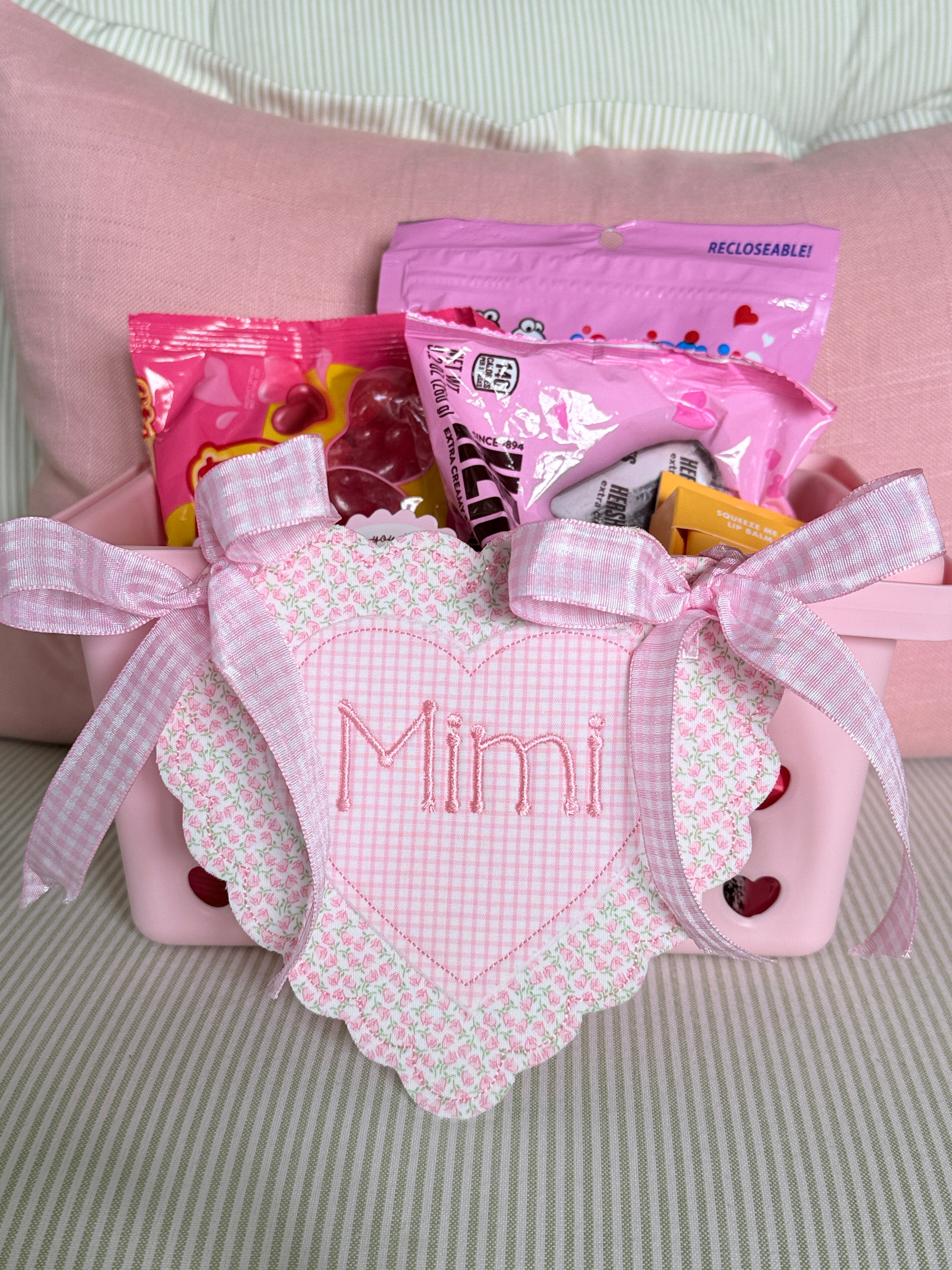 Mimi Heart Tag - Pink Floral – Little Happies